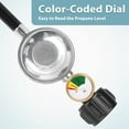 2ft Propane Regulator Hose with Tank Gauge, LP Gas Regulator for Weber ...