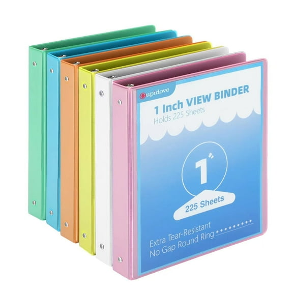 8-Tab Binder Dividers - Index Pockets Divider for 3 Ring Binders, 3 ...