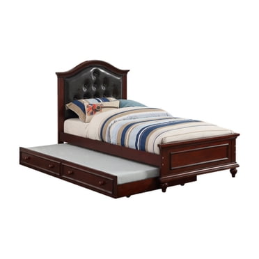 LightHeaded Beds Riviera Twin Bed, Black - Walmart.com