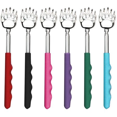 Set of 5 Telescopic Back Scratcher Telescopic Scratching Hand Stainless ...