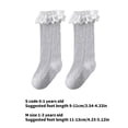 1 Pair Girls Long Stockings Soft and Breathable Calf Length Socks Baby ...