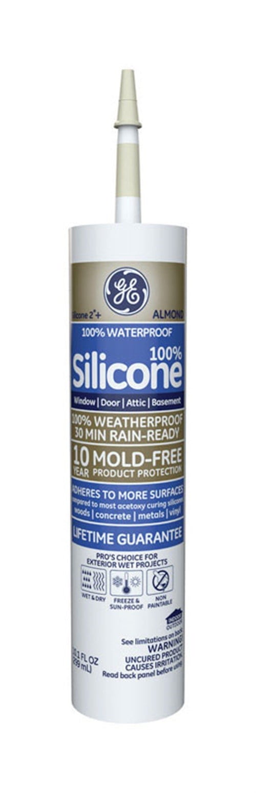 Ge Sealant,Almond,Advanced Silicone 2813667 - Walmart.com