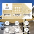 Beige Sun Shade Net Cloth High Density Sun Protection Courtyard ...
