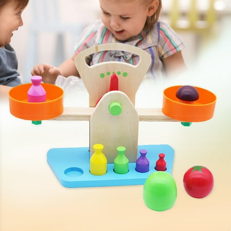 Cheers Wooden Educational Toy Children Math Learning Balance Add ...