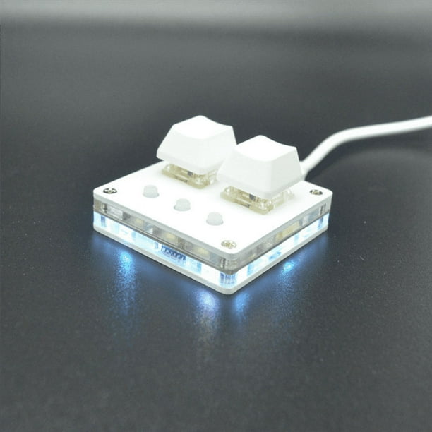 OSU Mini Keyboard 2 Key Gaming Keyboard ProgramacióN Macro Keypad Teclado MecáNico Interruptor ...