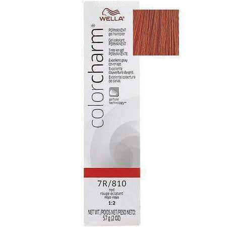 Wella Color Charm Gel Permanent Hair Color - 7R/810 Red | Walmart Canada