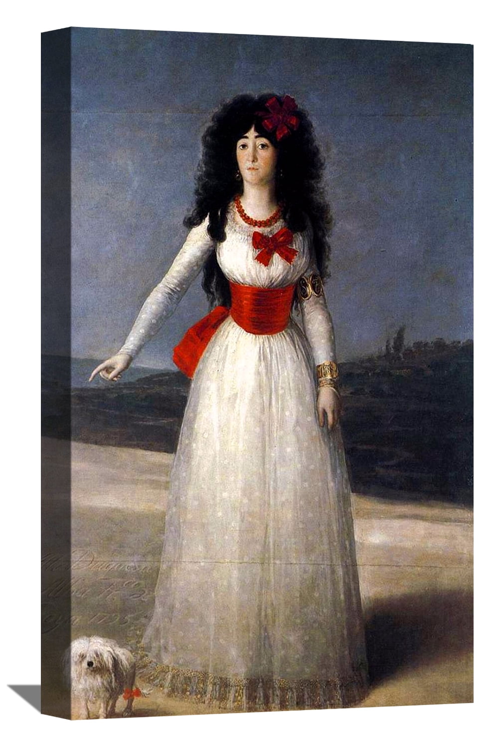 Francisco Goya Painting Art Print The White Duchess Canvas Art Print ...