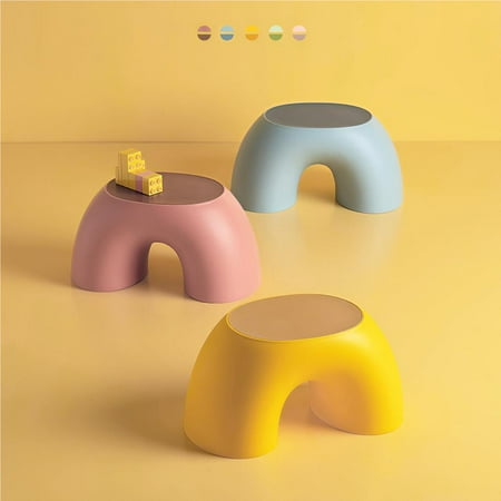 Rainbow-Shaped Chair Skin-Friendly Rainbow Stool Anti-Slip Children ...