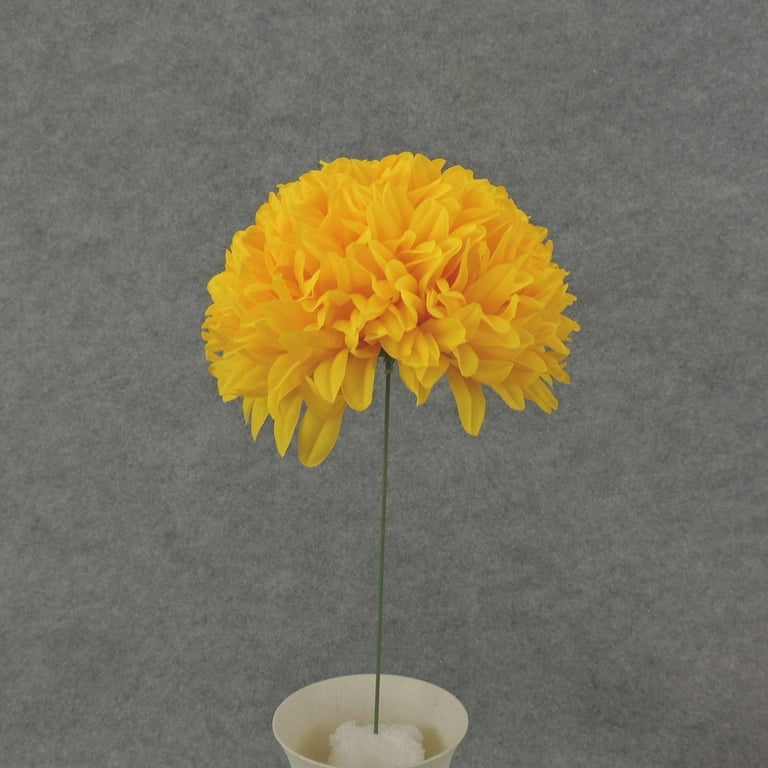 Football Mums Yellow Pom Pom