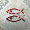Christian Ichthys Fish Stickers Weather Resistant Adhesive Decals ...