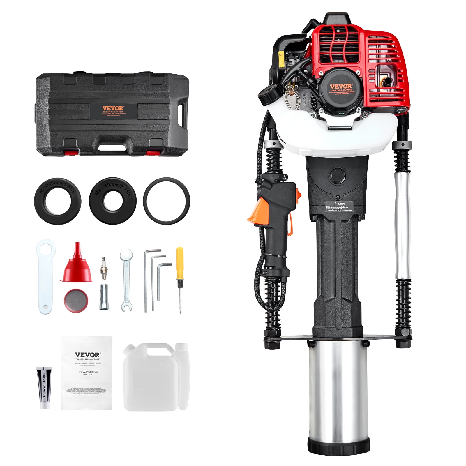 Click here for Vevor 52cc Gas-Powered T Post Driver 2-Stroke Fenc... prices