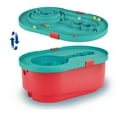 Hape Quadrilla Stack Track Bucket Wooden Marble Run Construction, 90 ...