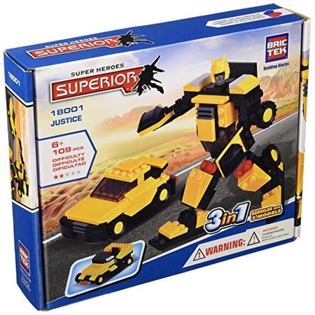 Brictek Heroes 3 In 1 Justice Building Kit | Walmart Canada