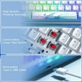 Womier WK61 Wired Mechanical Keyboard with Backlit Swappable Switch ...