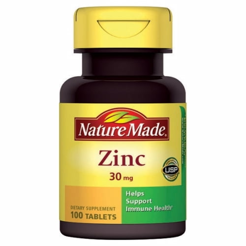 Suplemento Nature Made Zinc 100 tabletas paquete de 2 | Bodega Aurrera ...