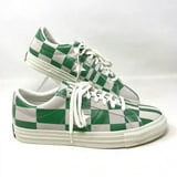 Converse One Star Low Top Suede Checker White Green Sneakers 172353C ...