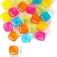 Set of 24 Reusable Plastic s with Clip, Colorful Shapes for Summer ...