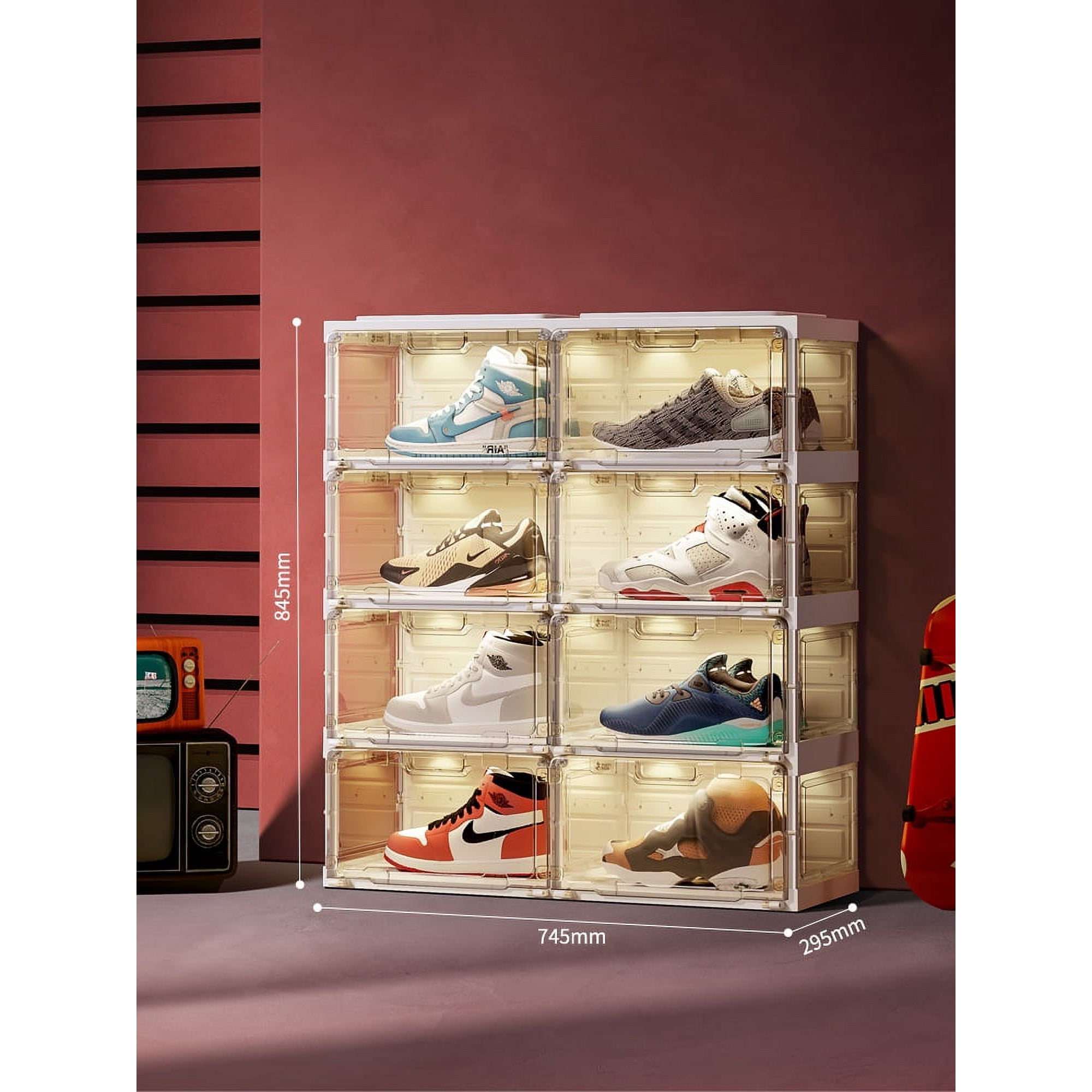 Click here for Antbox Led Shoe Box 4 Layers 8 Grids (8 Pairs) Voi... prices