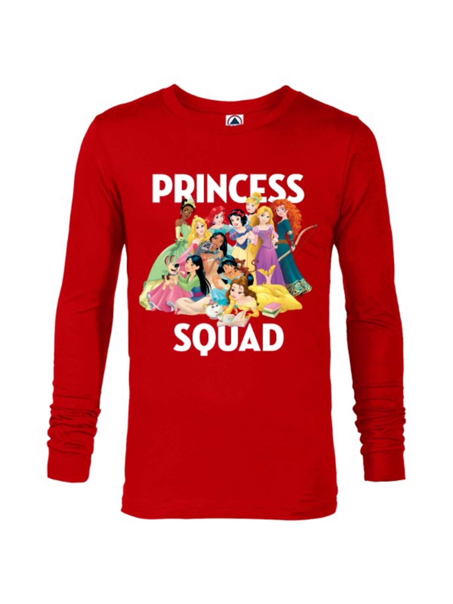 Disney Princess Squad Group T-Shirt - Long Sleeve T-Shirt for Men ...
