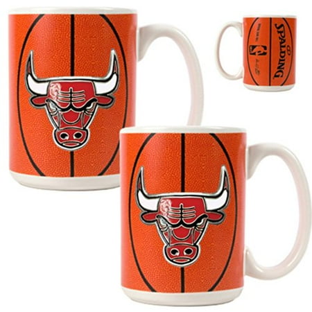 NBA Chicago Bulls Two Piece Ceramic Gameball Mug Set - Primary Logo ...