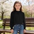 Antinious Toddler Girls Solid Collared Long Sleeve School Uniform ...