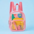 Clear Mini Backpack Transparent PVC Small Backpack Stadium Approved for ...