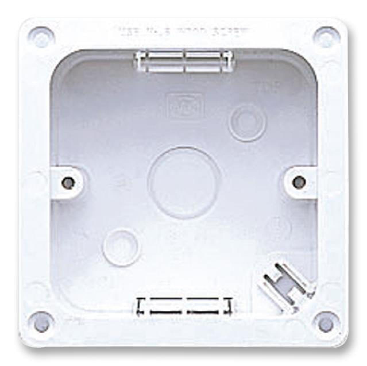 LOGIC PLUS - 1 Gang 45mm Flush Flanged Box, White - Walmart.com