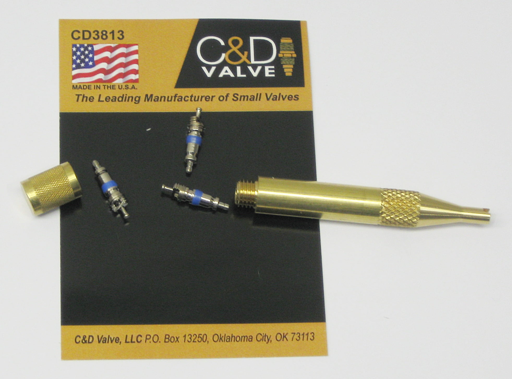 C&D Access Valve Core Removal Tool with 3 Cores CD3813 - Walmart.com