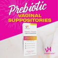 vH Essentials Prebiotic & Probiotic Vaginal Suppositories, pH Balance and Odor Control, Supports ...