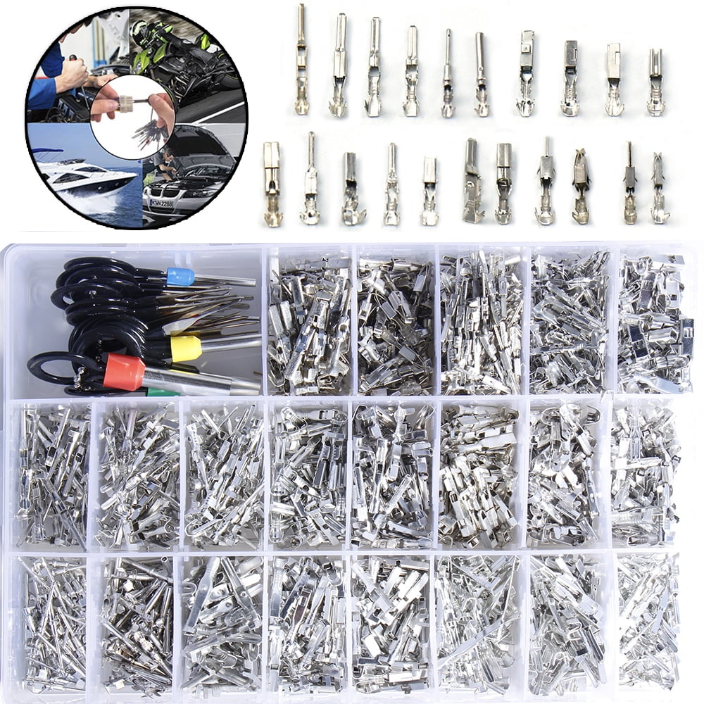 Male Female Auto Crimping Wire Terminal Automotive Connector Crimp Car ...