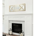 Kate and Laurel Vanderford Glam Rectangle Framed Wall Mirror, 18 x 47 ...