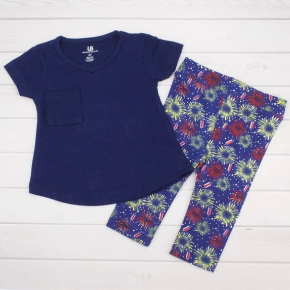 Girls Mommy and Me 4th of July Fireworks Outfit (Kids 2t) - Walmart.com