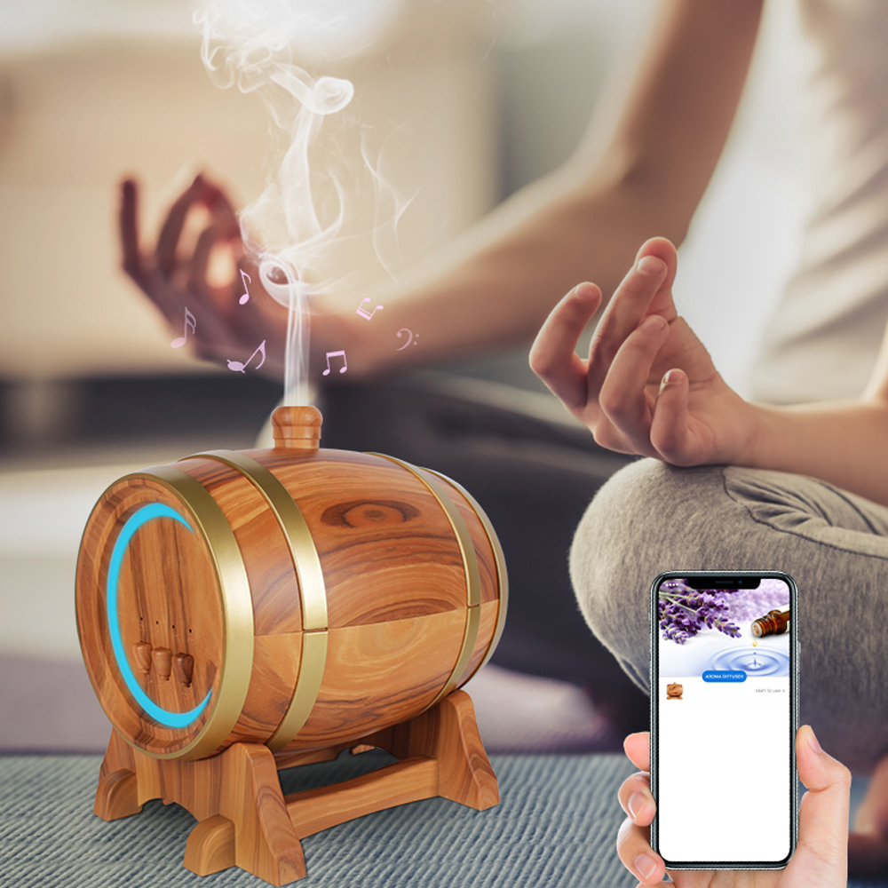 Creative Intelligent Portable Wine Barrel Type Aroma Diffuser Electric ...