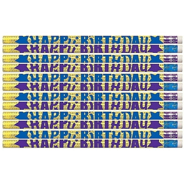 Happy Birthday Pencils, 2 Dz. - Stationery - 24 Pieces - Walmart.com