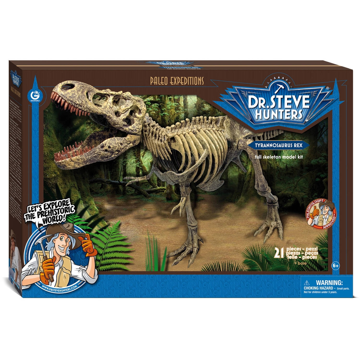 Geoworld Dr. Steve Hunters Paleo Expeditions Kit, T. Rex - Walmart.com