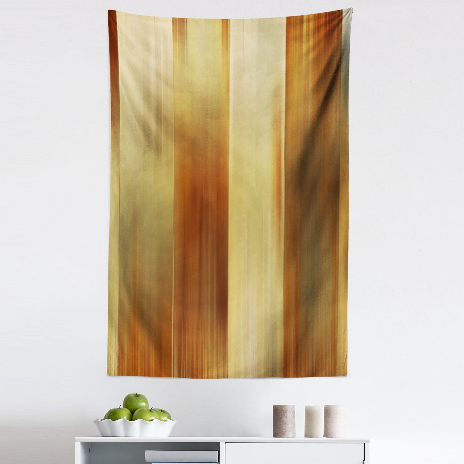Earth Tones Tapestry, Abstract Modern Design Ombre Inspired Smooth ...