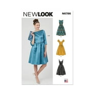 New Look Sewing Pattern 6229 Misses Dresses, Size A (8-10-12-14-16-18 ...