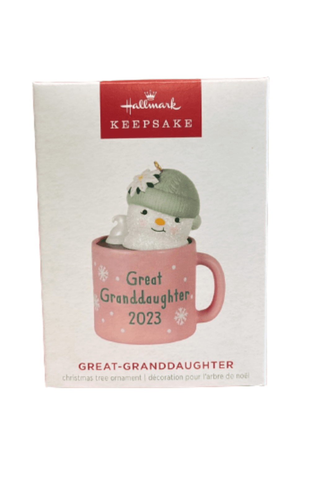 Hallmark 2023 Keepsake Great Granddaughter Hot Cocoa Mug Christmas ...