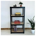 Storage Shelves - 4 Tier Adjustable Garage Storage Shelving, Heavy Duty ...