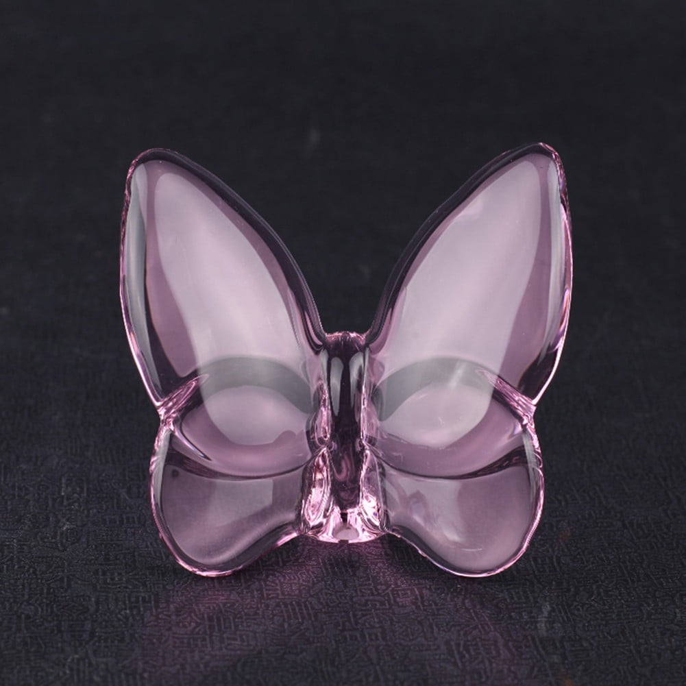 Colorful Glass Crystal Butterfly Figurine for Home Australia | Ubuy