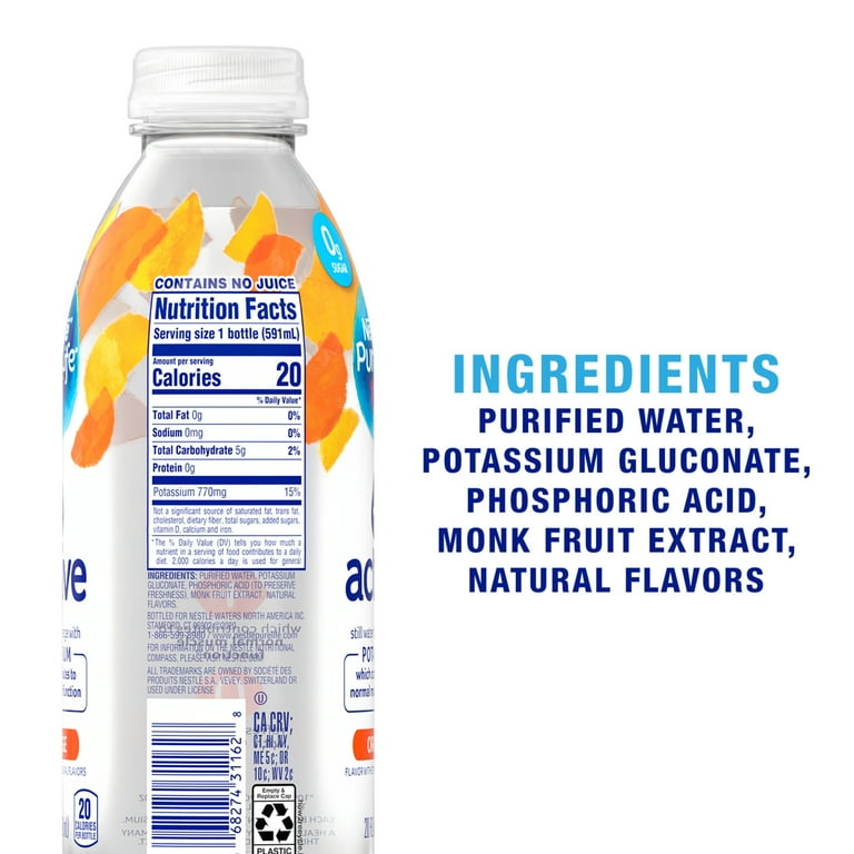 Nestle Water Label