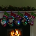 Personalized LED Light Up Christmas Stocking with 5 Styles to Choose ...