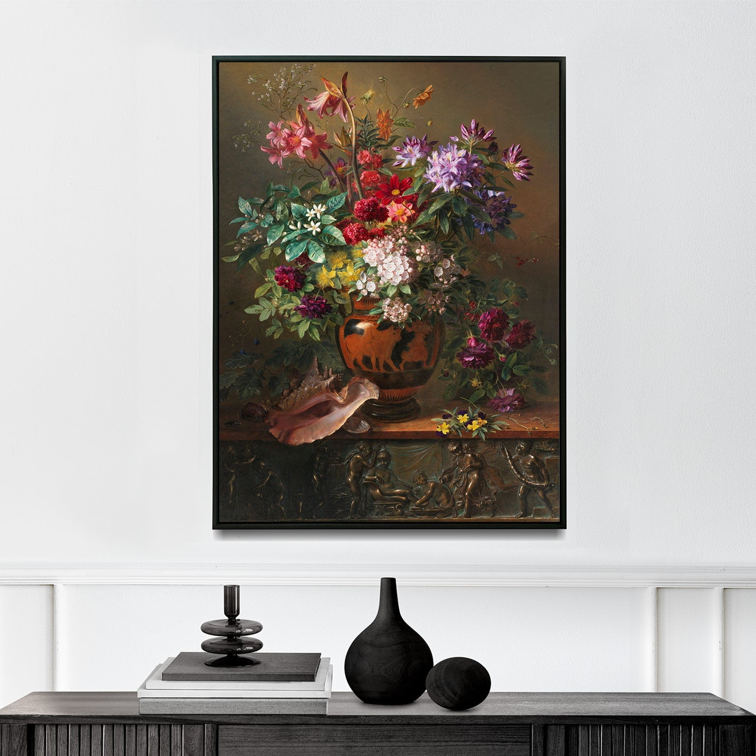 Still Life with Flowers in a Greek Vase: Allegory of Spring - 1817 ...