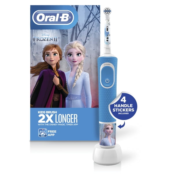 Oral-B Disney Frozen Kids Electric Toothbrush, Rechargeable - Walmart ...