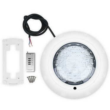 Poolexa 10 Inch Large LED MultiColor Inground Pool Light with 50 Foot ...