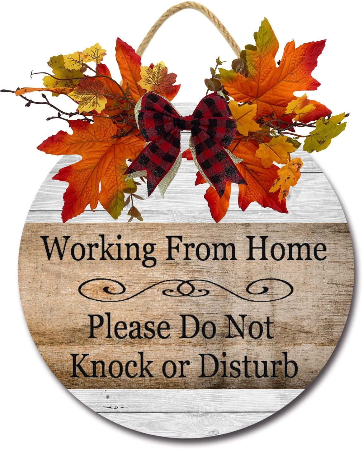 Eveokoki 11" Working From Home Please Do Not Knock Or Disturb Signs ...