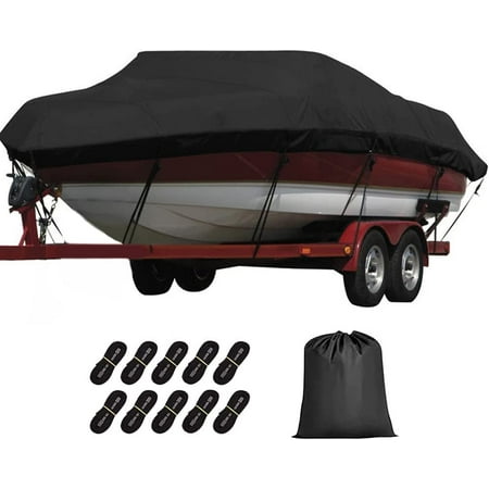 Boat Covers - 20-22ft Heavy Duty 420D Marine Grade Polyester Canvas ...