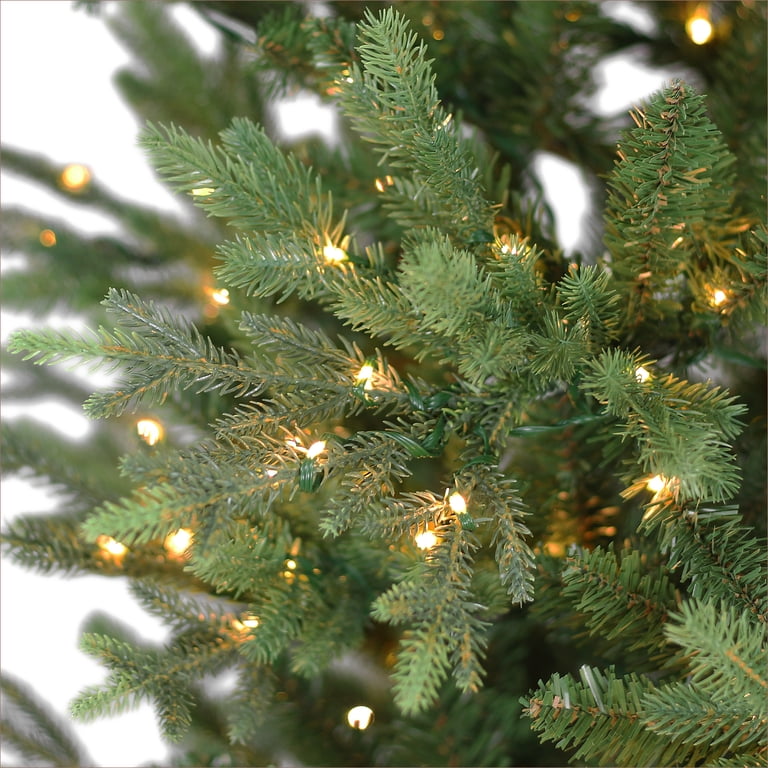 Enchanted Forest 7 Prelit Slim Arizona Spruce Artificial Christmas