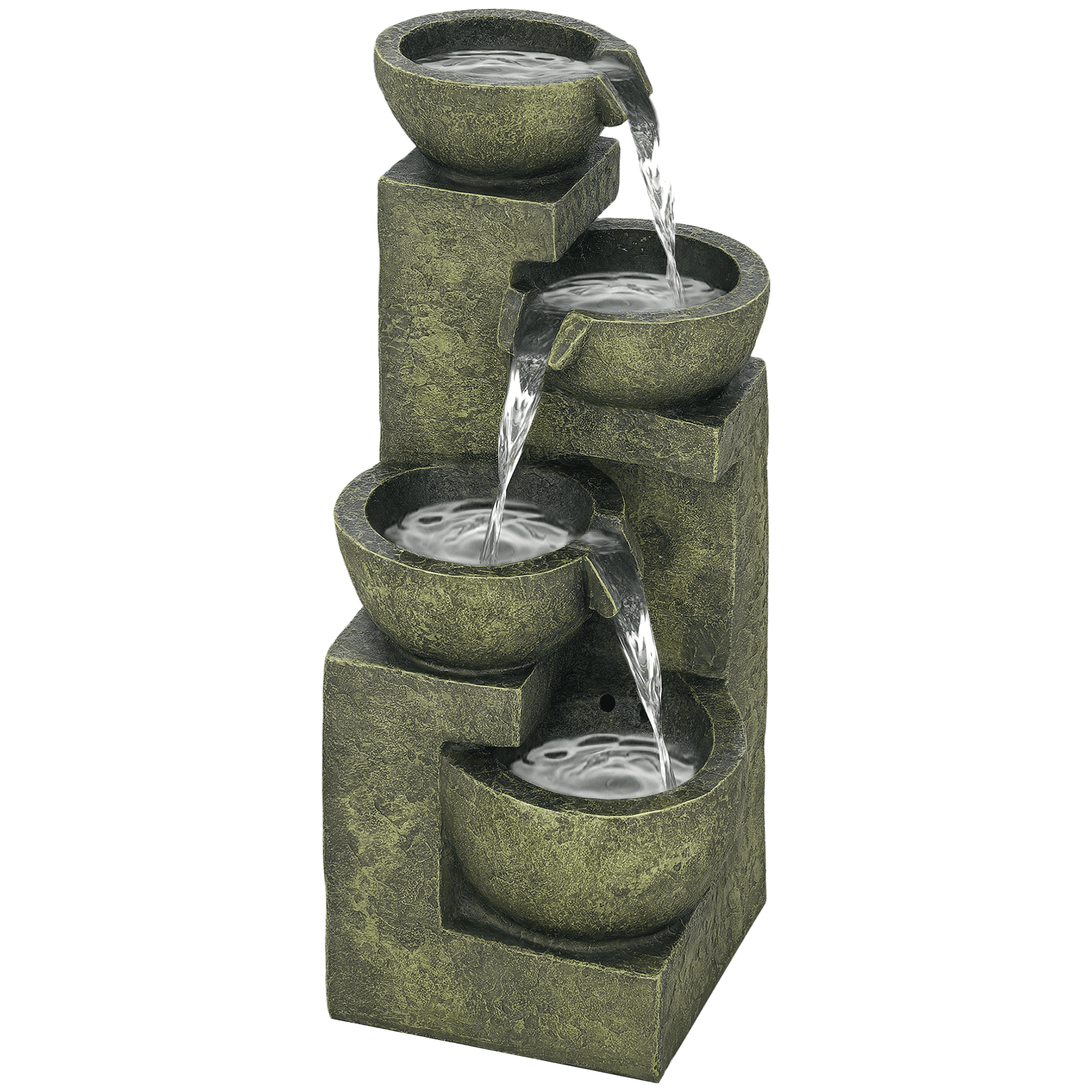 Click here for Outsunny Outdoor Fountain With Adjustable Flow  St... prices