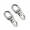 Hanging Swivel Hook Basket Spinners Swing Ended Double Ring Duty Heavy ...